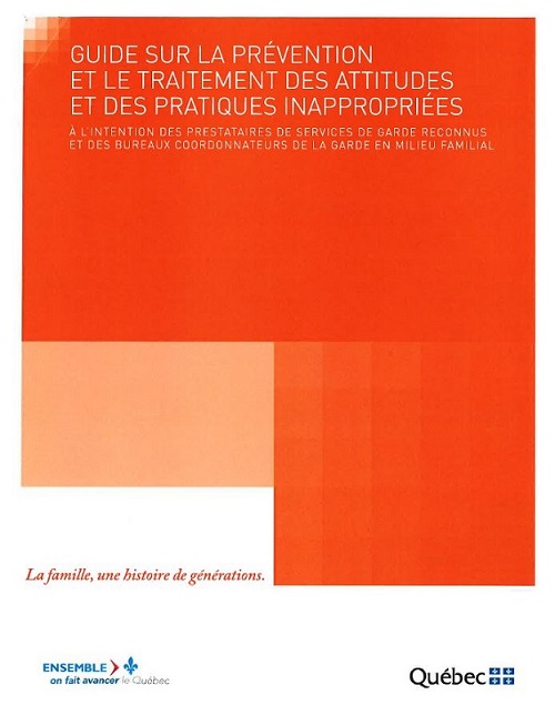 CPE Famili-Gard'Estrie | Public - Profession RSGE - PRATIQUES INAPPROPRIÉES